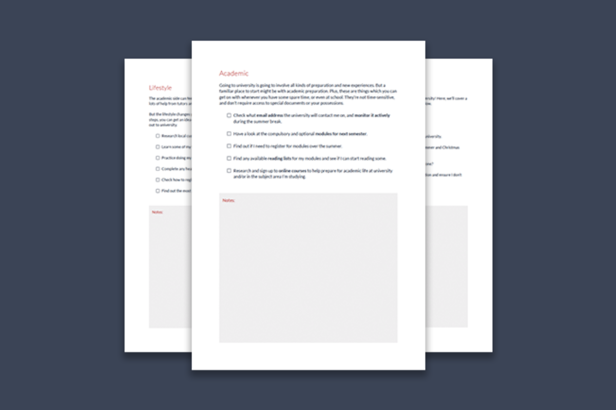 University Preparation Checklist - BridgeU