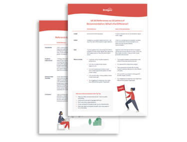 References vs Recommendations Cheat Sheet - BridgeU