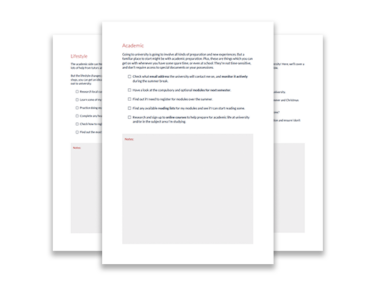 University Preparation Checklist - BridgeU