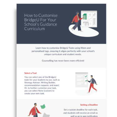 How to Customise BridgeU For Your School’s Guidance Curriculum - BridgeU