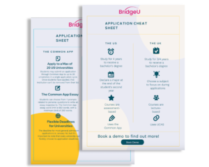 The Essential UK and US Application Cheat Sheet - BridgeU