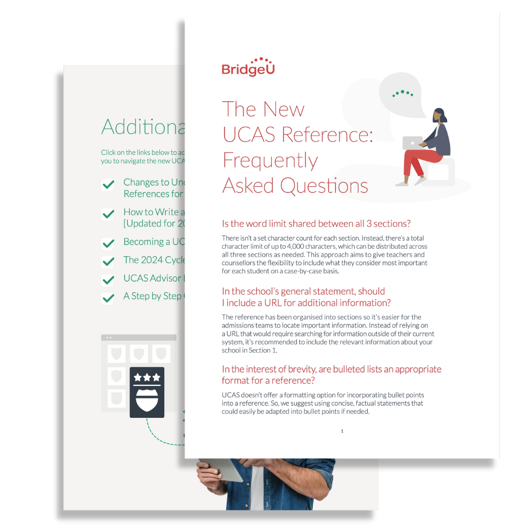 The New UCAS Reference: Frequently Asked Questions - BridgeU