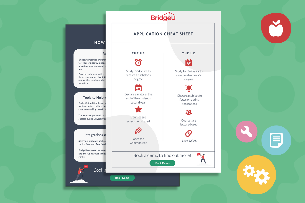The Essential UK and US Application Cheat Sheet - BridgeU